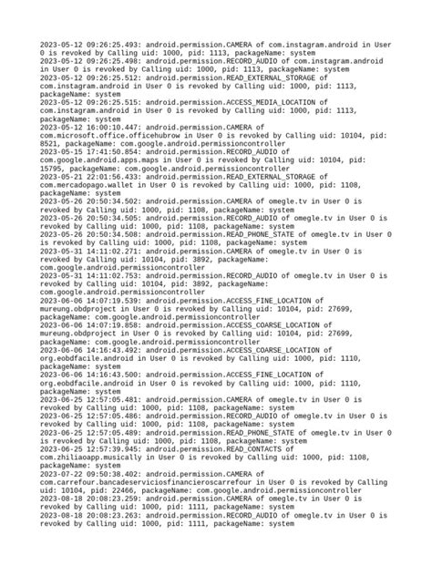 perm debug info pdf