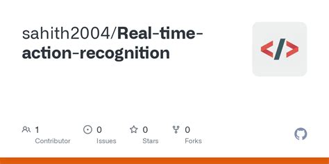 Github Sahith2004 Real Time Action Recognition