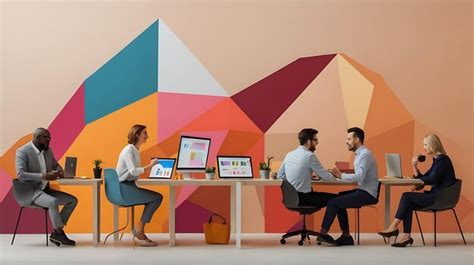 A Diverse Team Analyzing Market Trends Premium Ai Generated Image