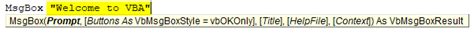 Vba Msgbox How To Create Messagebox Using Vba Code