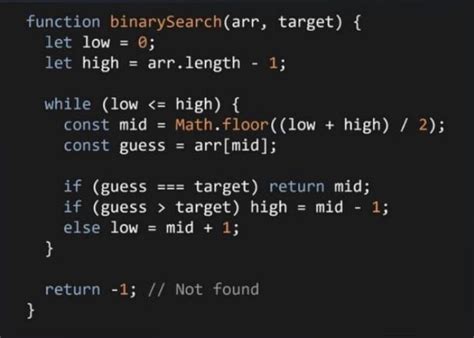 Sergey Lyakhov On Linkedin Binary Search An Efficient Search Algorithm That Finds The Position