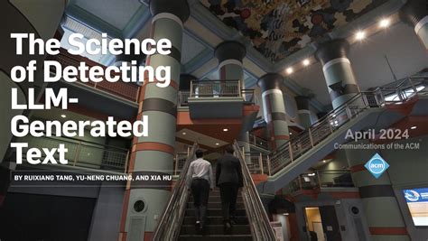 the science of detecting llm generated text