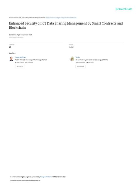 Iscit2019 Pid6072317 Blockchain Iot Pdf Internet Of Things