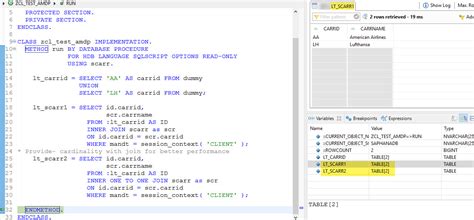 Amdp Inner Join With Cardinality Sapcodes