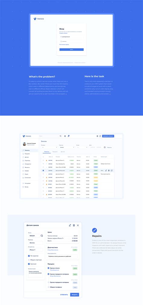 Crm System Uiux Design On Behance
