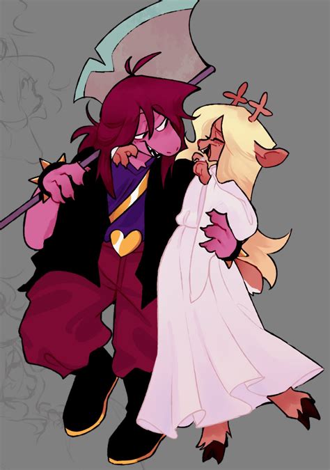 Susie And Noelle Strolling In The Dark World By Darmicy Rdeltarune