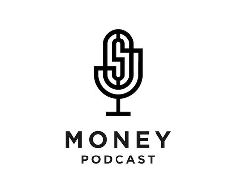 Premium Vector Podcast Money Logo Design Vector Illustration