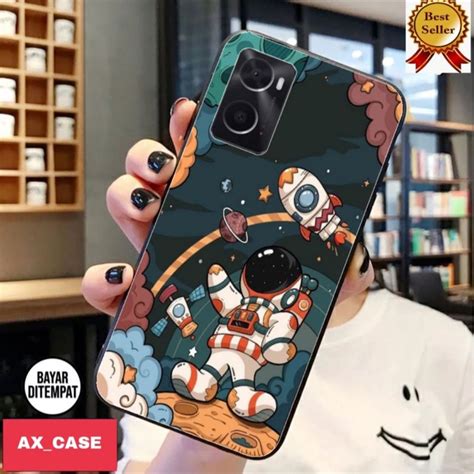 Ax Case Custom Oppo A36 A17 A57 A76 A96 Fashion Aesthetic Astronaut