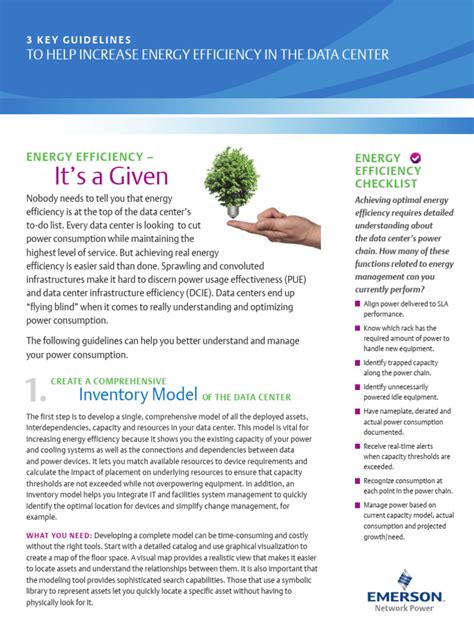 3 35438 3 Key Guidelines To Help Increase Energy Efficiency Pdf Data Center