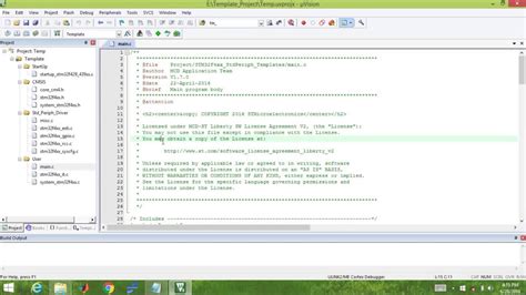 creating new project in keil uv for stm32f4xx devices youtube