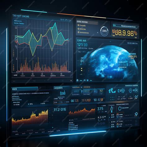 Premium Photo Web Dashboard Algorithmic Trading Dashboard With