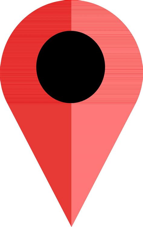 Red And Black Map Pointer 24332679 Vector Art At Vecteezy