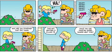 A Good Squirt Ruined Summer Squirt Gun Foxtrot Comics By Bill Amend