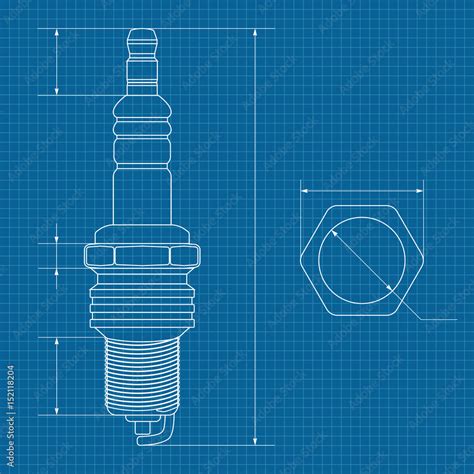 Spark Plug Assembly Drawing At Phillip Dorsey Blog