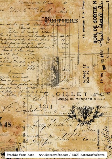 Free Printable Vintage Scrapbook Paper