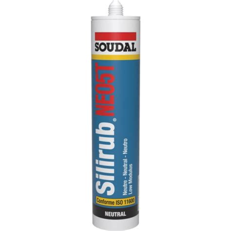 Mastic Silicone Translucide Façade Et Vitrage Silirub Neo5t Soudal Bricozor