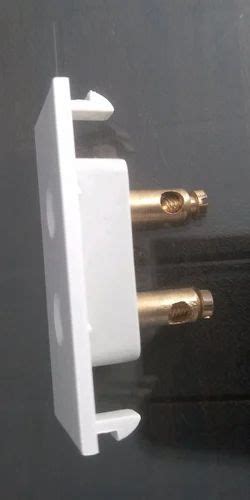 2 Pin Modular Socket 6 Amp 1 Module Gold Series E Guard At ₹ 20 Piece 2 Pin Socket In