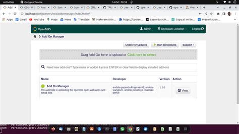 Deployment Of Openmrs Platform Version 260 Snapshot Redirect To Add On Manager Development