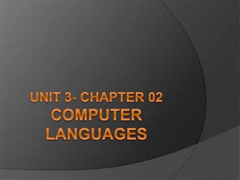 Features Of Machine Language Assembly Language High Level Language And Their Advantages