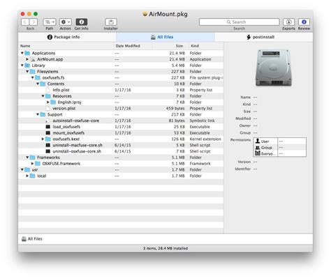 how to open pkg files to view what will install on mac with suspicious