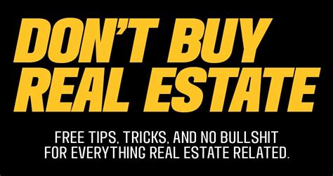Daily Action Framework Do This Everyday · Dont Buy Real Estate