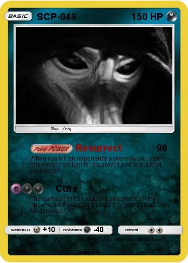 Pokémon SCP Resurrect My Pokemon Card