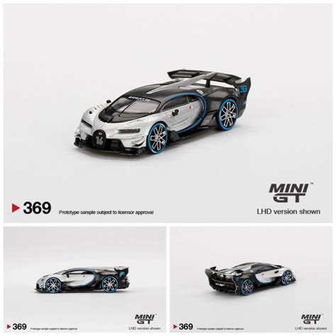 Jual Flash Sale Mini Gt Minigt Bugatti Vision Gran Turismo Silver