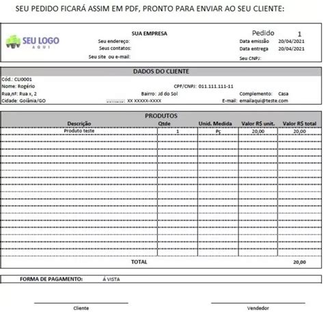 Planilha Cadastro De Clientes Em Excel Vba R 2099 Em