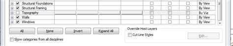 Revit Tip Visibility Graphics Override And The Color White