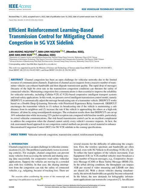 Pdf Efficient Reinforcement Learning Based Transmission Control For