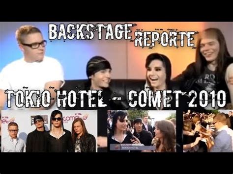 Tokio Hotel Backstage Reporte Comet Awards 2010 21 De Mayo De 2010