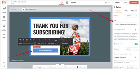 Newsletter Signup Popup Optimonk Tactic Library