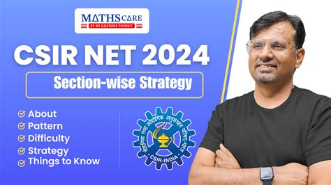 Csir Net December 2024 Section Wise Strategy Mathscare