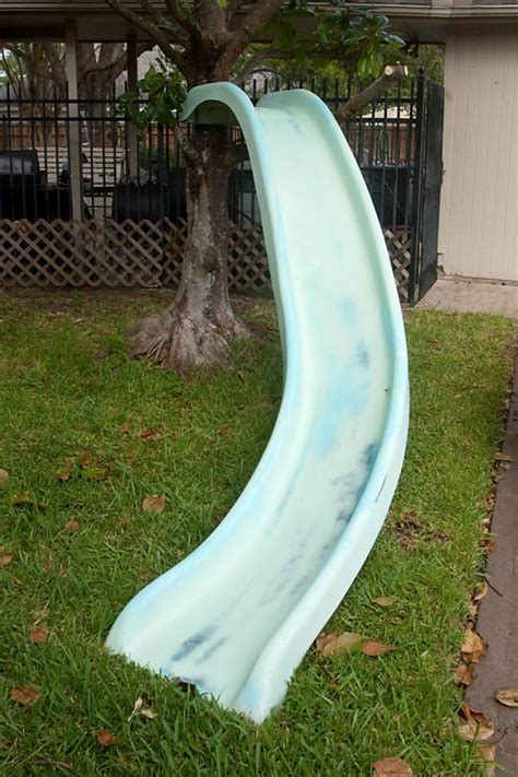 Refinishing Restoring A Fiberglass Pool Slide Inground Pool Slides
