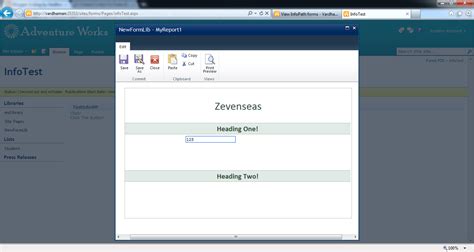 Vardhaman Deshpande View And Edit Infopath Forms In The Sharepoint 2010