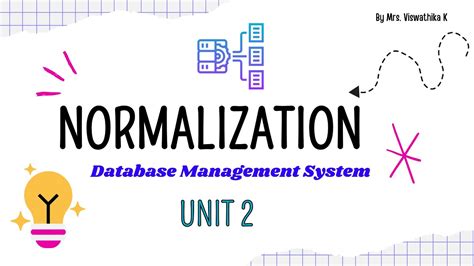 Unit 2 Dbms Normalization Concepts And Pyqs For Pgtrb Youtube