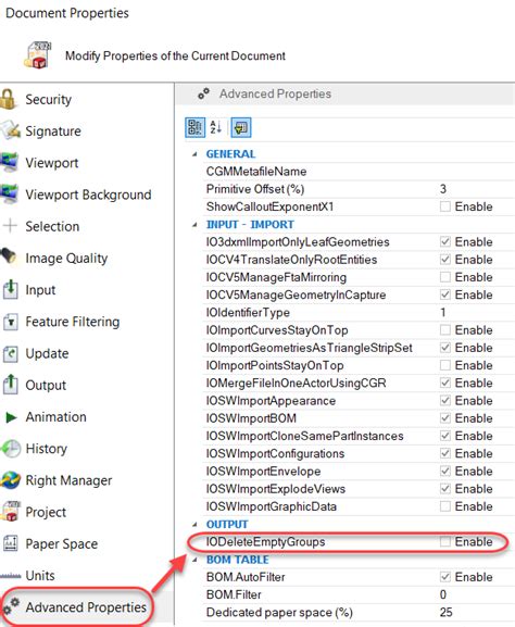 Solidworks Composer 2021 Delete Empty Groups At Import