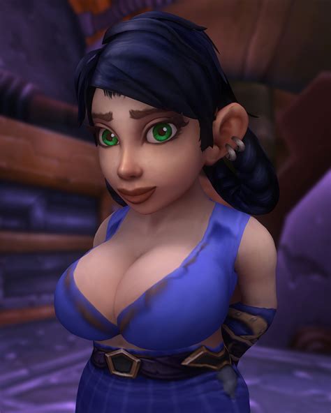 Rule 34 Breasts Cleavage Clothed Female Cute Female Gnome Gnome Warcraft Gnome Female
