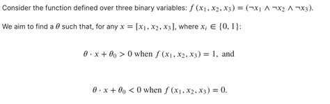 Decision Boundaries Consider The Function Defined Over Three Binary