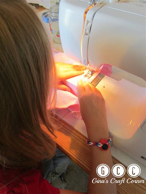 Drawstring Backpack Sewn By My Year Old