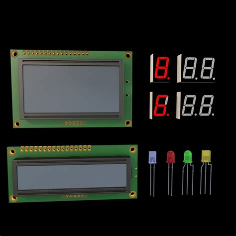LCD Module And Digit LED Display Model TurboSquid