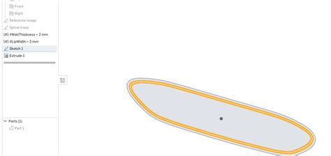 Unable To Select Surface Between Two Offset Splines — Onshape