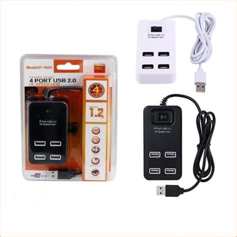 Hub Usb 4 Port Usb 2 0 Hi Speed Hub 1 สวิตซ์ ปิด เปิด รุ่น P 1601 Th
