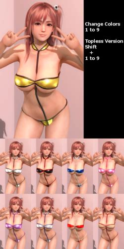 Costumecustomizer Doaxvv Mods By Tantrave Dead Or Alive Xtreme