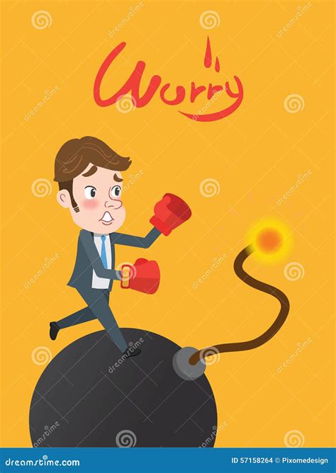 Drawing Flat Character Design Solving Concept Stock Illustration