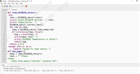 Micropython Ds18b20 Webserver With Esp32