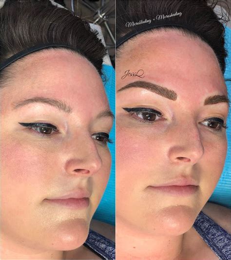 Microblading Before And After Microblading Makeup Looks Brows