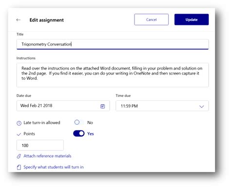 Using Assignments In Microsoft Teams