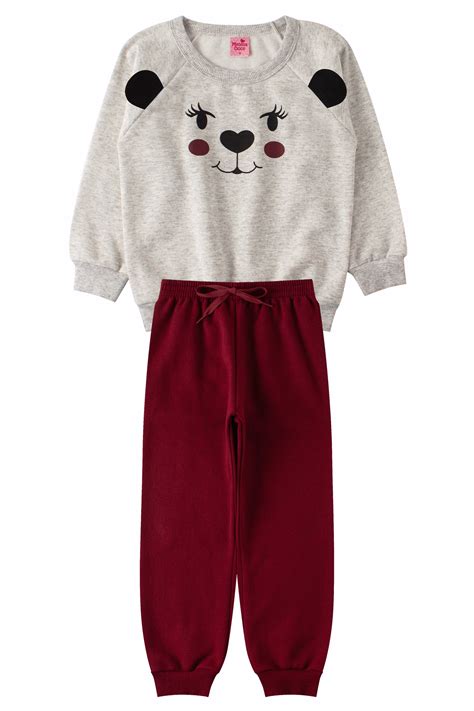 Conjunto Infantil Feminino Fofura Menina Doce Gelo Código Md12447 6 Ge