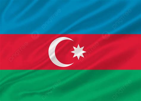 Waving Azerbaijan Flag Background Azerbaijan Flag Azerbaijan Waving